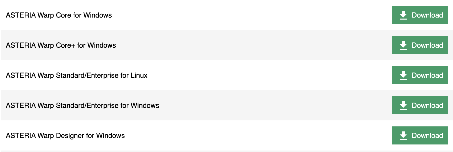 ASTERIA Warpインストーラー入手方法 – ASTERIA Warp サポートサイト-ADN